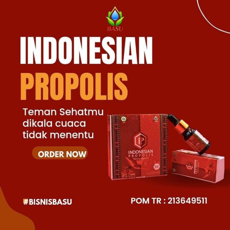 Jual INDONESIAN PROPOLIS NANOPROPOLIS ORIGINAL BASU ( 1 BOTOL 10 ML ...