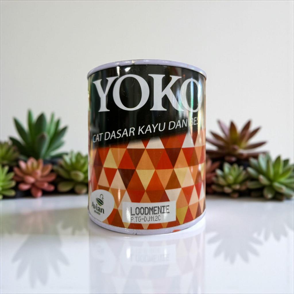 Jual Meni Kayu Loodmenie Yoko Cat Dasar Kayu Besi Orange Kaleng ...