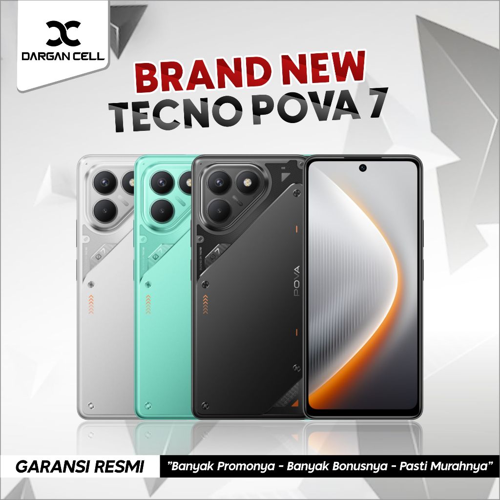 Jual TECNO POVA 7 8/256GB | MEDIATEK HELIO G100 ULTIMATE | 120Hz VIVID ...