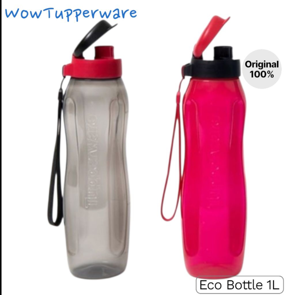 Jual Tupperware Ori 100% Eco Botol 1L / botol Minum / plif / putar ...