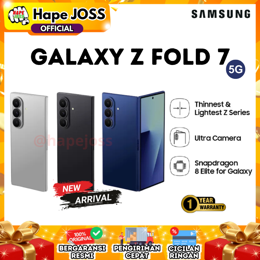 Jual Samsung Galaxy Z Fold 7 5G 12/256GB Garansi Resmi Indonesia ...