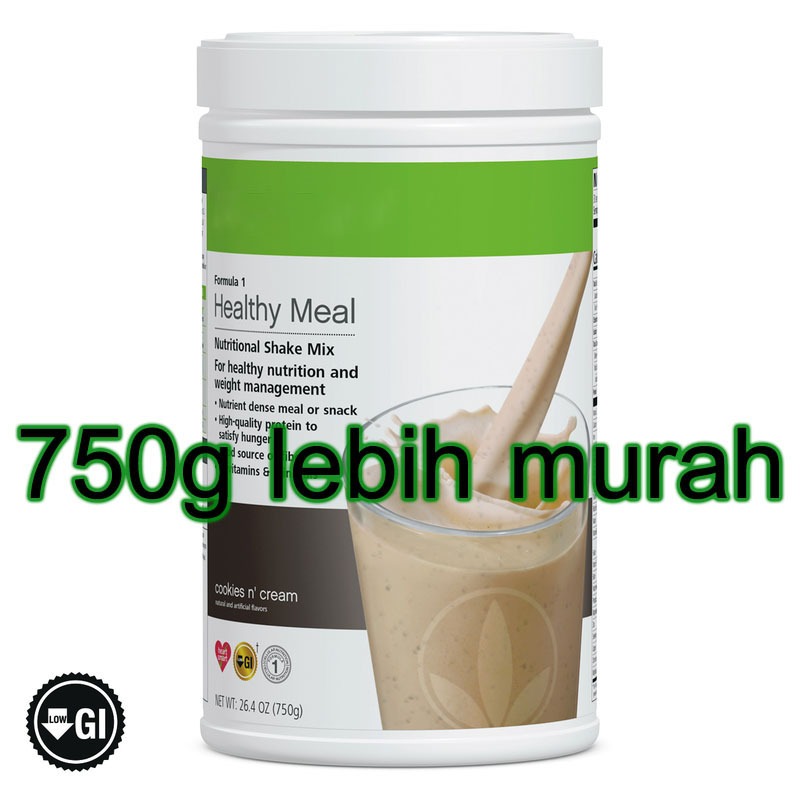 Jual Formula 1 Shake Mix: Cookies n' Cream 750g (AS) Formula 1 Shake ...