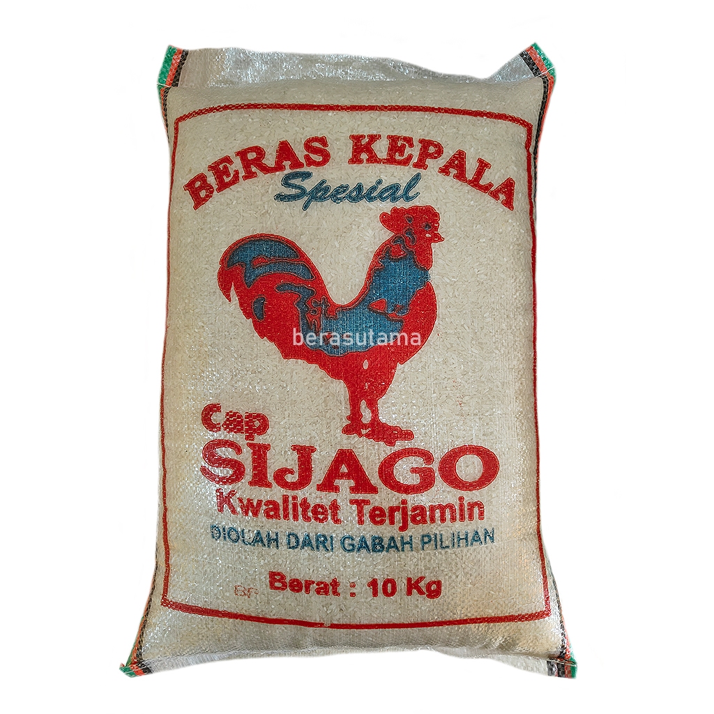 Jual Beras Kepala Medium Cap Si Jago 10KG | Shopee Indonesia