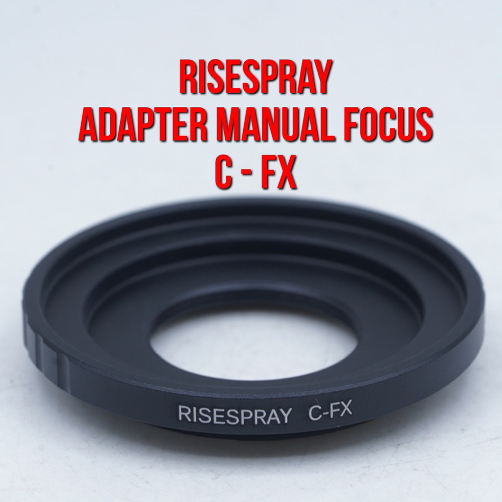 Jual Rise Lens Adapter | C - FX | Lensa CCTV C Mount Movie Lens to ...