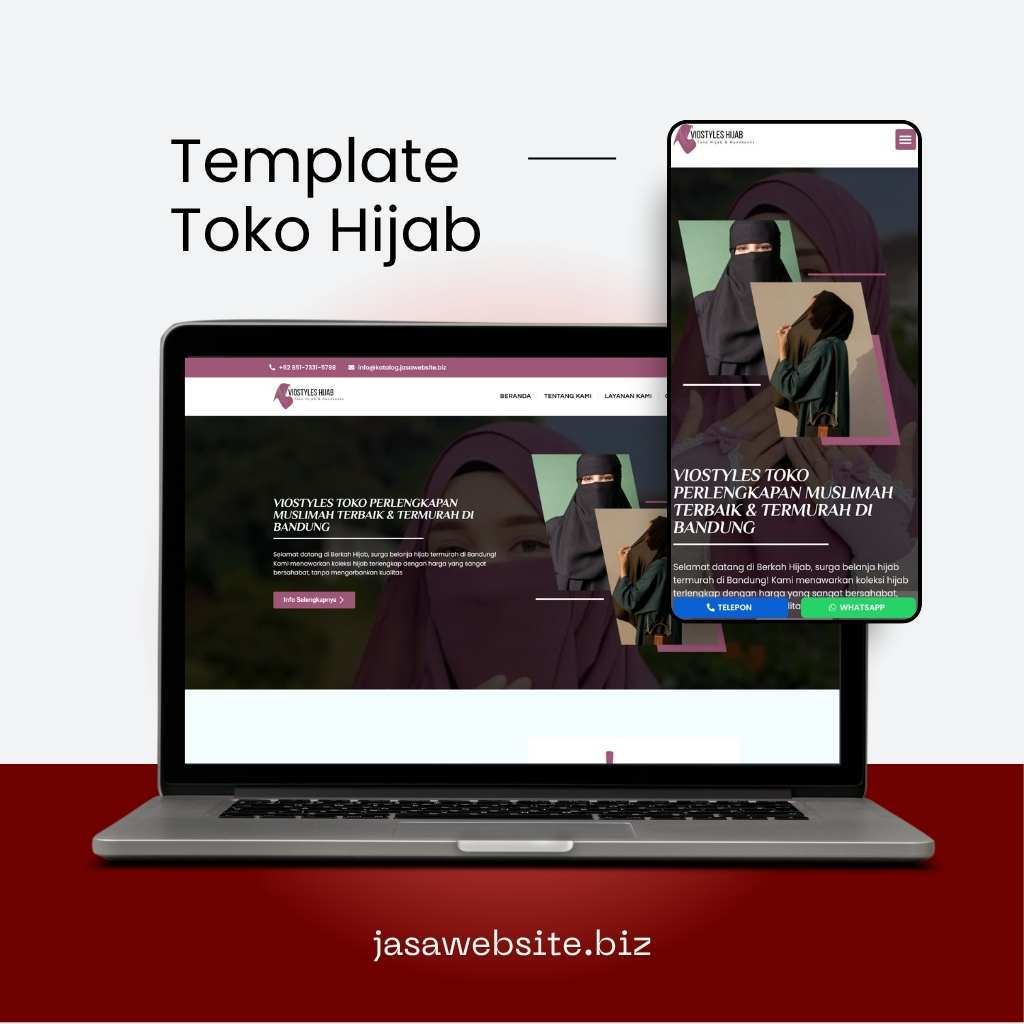 Jual Template BioLink Toko Fashion – Auto Cantik & Simple | Shopee ...