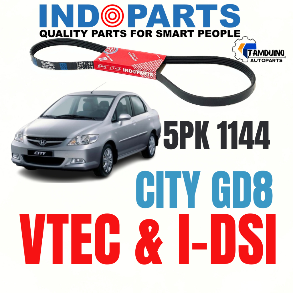 Jual VAN BELT VANBELT FANBELT 5PK 1144 HONDA CITY GD8 IDSI VTEC untuk ...