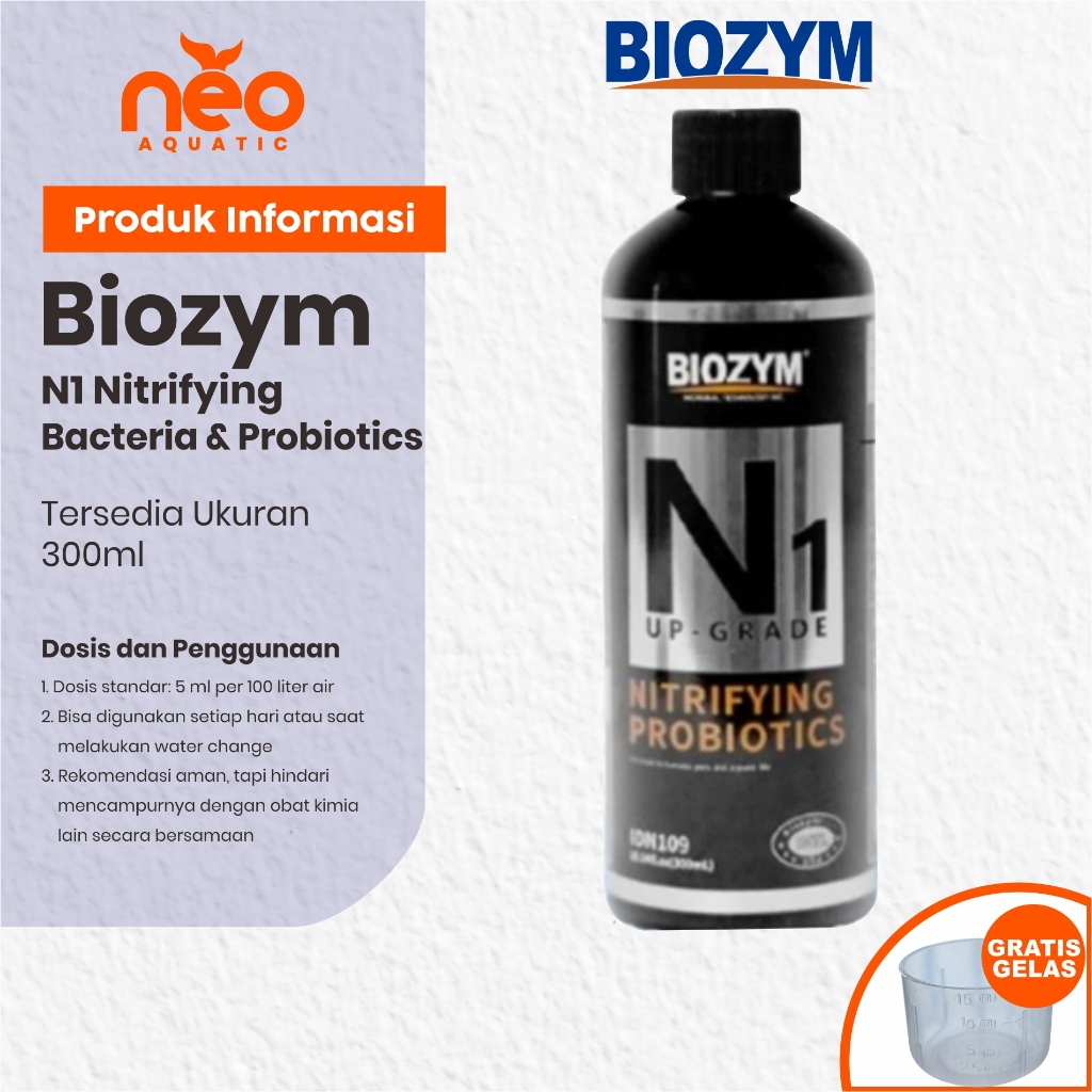Jual BIOZYM N1 Probiotic Dan Nitrifying Bacteria Bakteri Starter ...