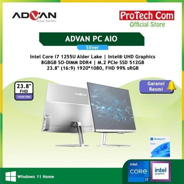 Jual PC ALL IN ONE ADVAN ONE PC i7-1255U 8GB 512GB 23.8 FULL HD WINDOWS ...