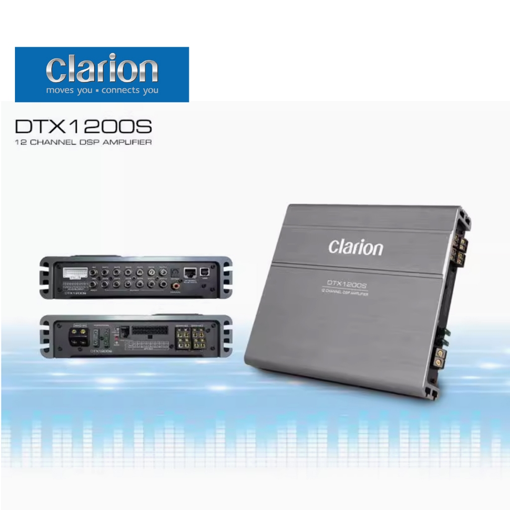 Jual Clarion DTX1200S DSP Processor 12 Channel Built in Amplifier Class ...