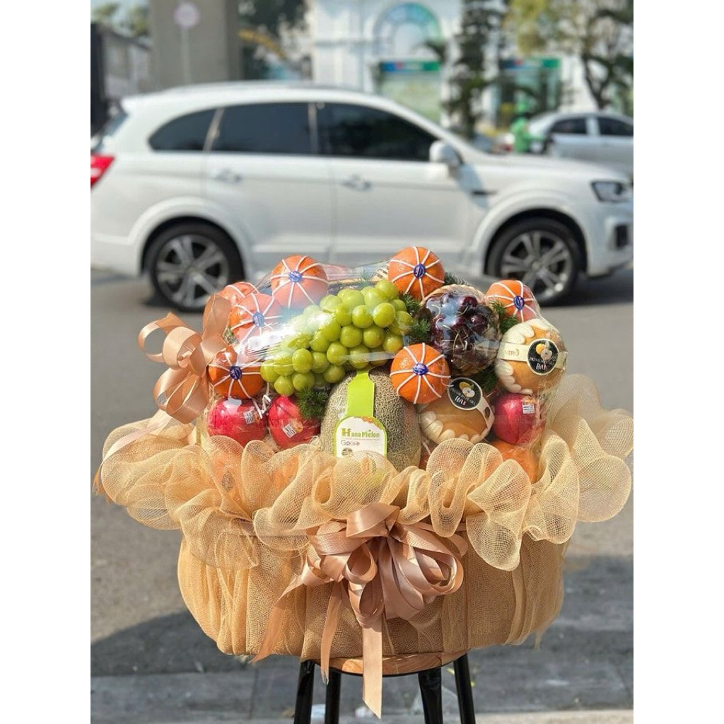 Jual all combination fruits flower basket bouquets bucket buket bunga ...