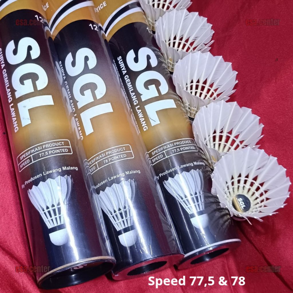 Jual Shuttlecock SGL - Kok Cok Kock Bulutangkis Badminton Raket Sinar ...