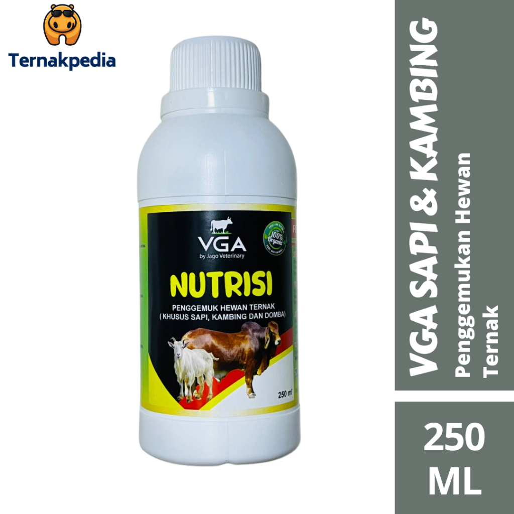 Jual Vitamin Nutrisi Sapi 250 ml - VGA Sapi dan Kambing - Domba - VGA ...