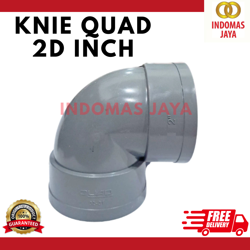 Jual QUAD KENI 2 D INCH QUAD KNEE 2 D INCH SAMBUNGAN ELBOW 2 INCH QUAD ...