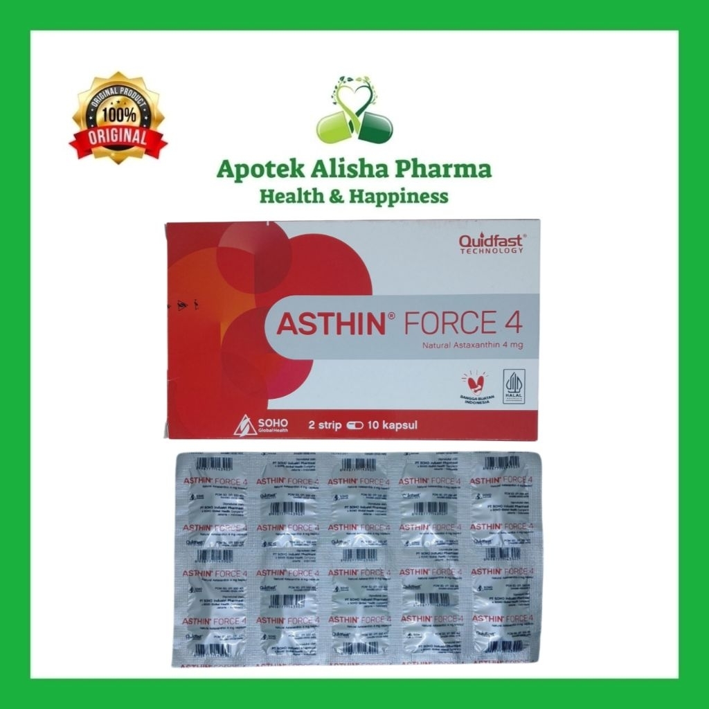 Jual Asthin Force 4mg Strip isi 10 Kapsul Soho - Astin Natural ...
