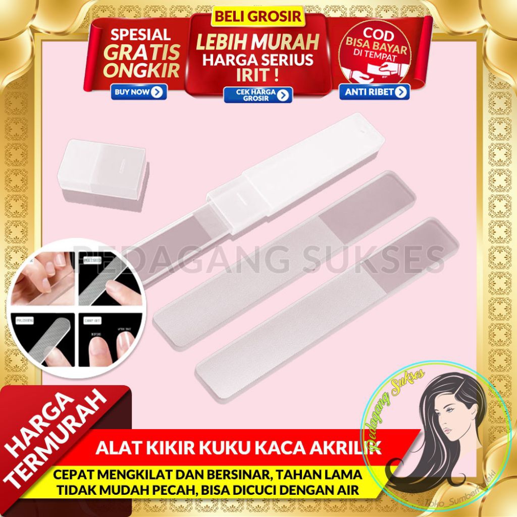 Jual GROSIR PASTI MURAH (FREE BOX ) Alat Kikir Kuku Kaca Akrilik – Alat ...