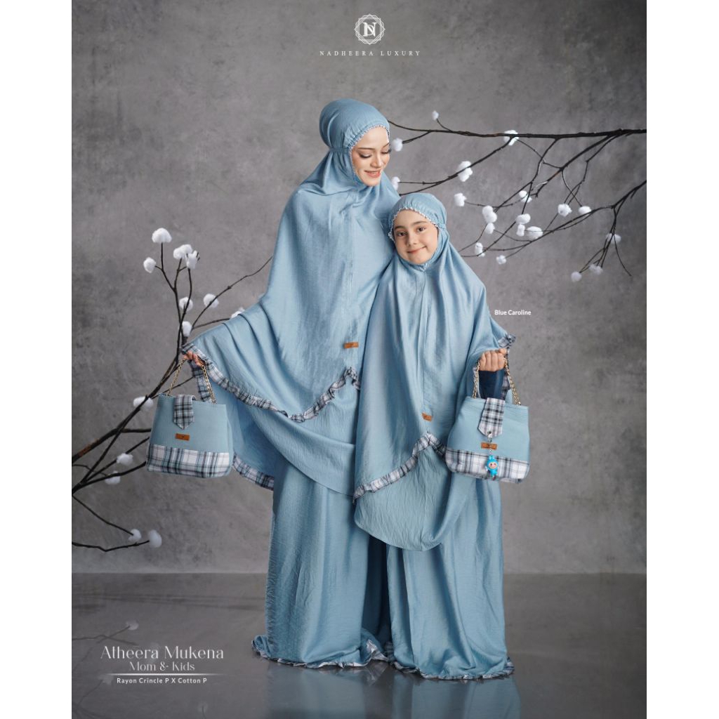 Jual ATHEERA MUKENA COUPLE MOM DAN KID NADHEERA | Shopee Indonesia