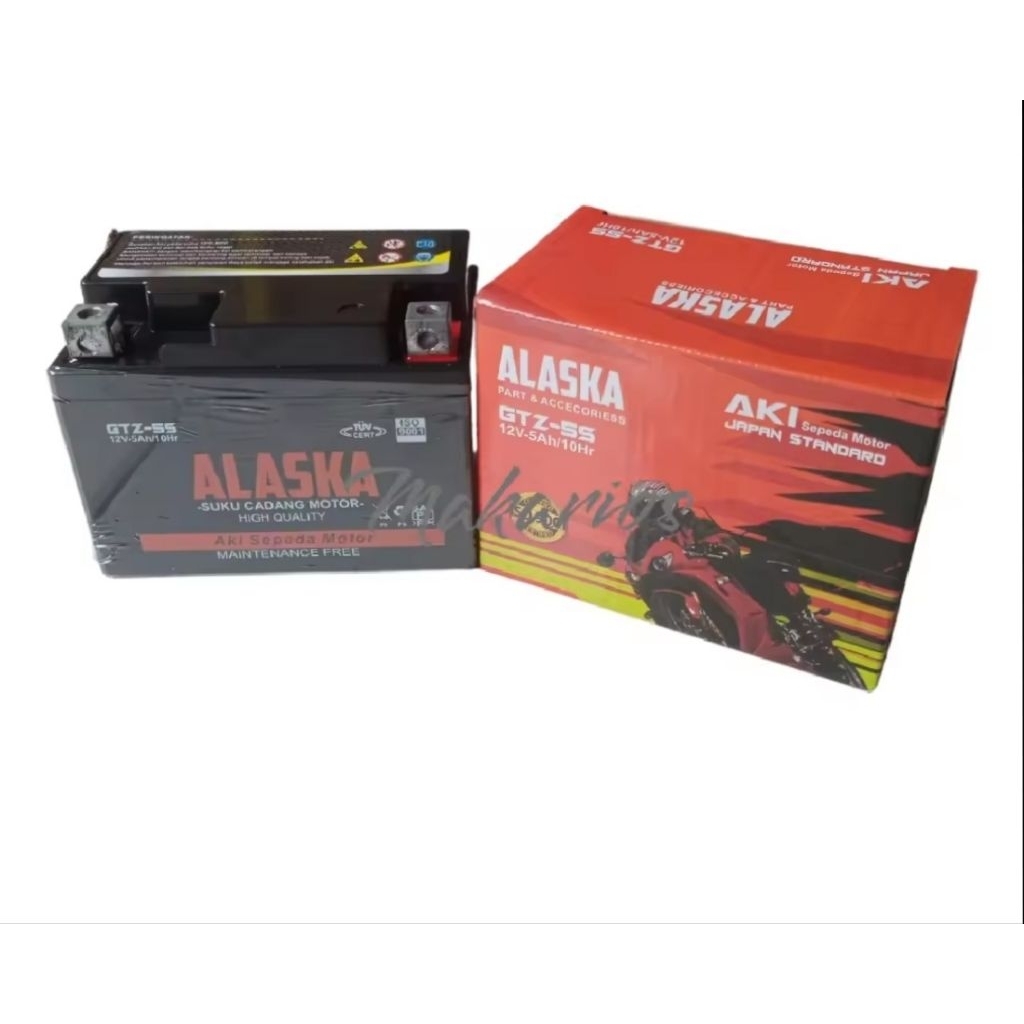 Jual AKI KERING MOTOR GTZ-5S GTZ5S 12V 5AH / 10HR BEAT MIO J M3 KARISMA ...