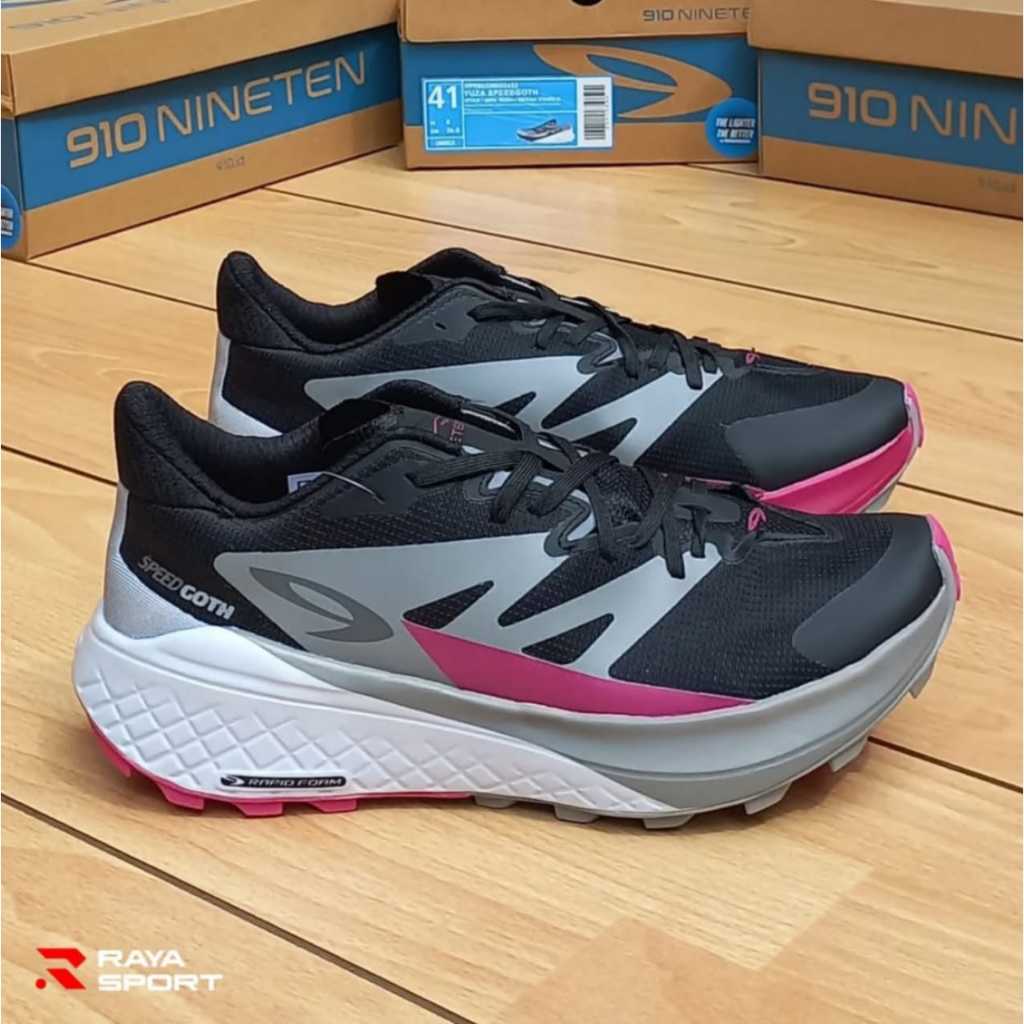 Jual 910 YUZA SPEEDGOTH HITAM BIRU MUDA MERAH STABILO SEPATU TRAILRUN ...