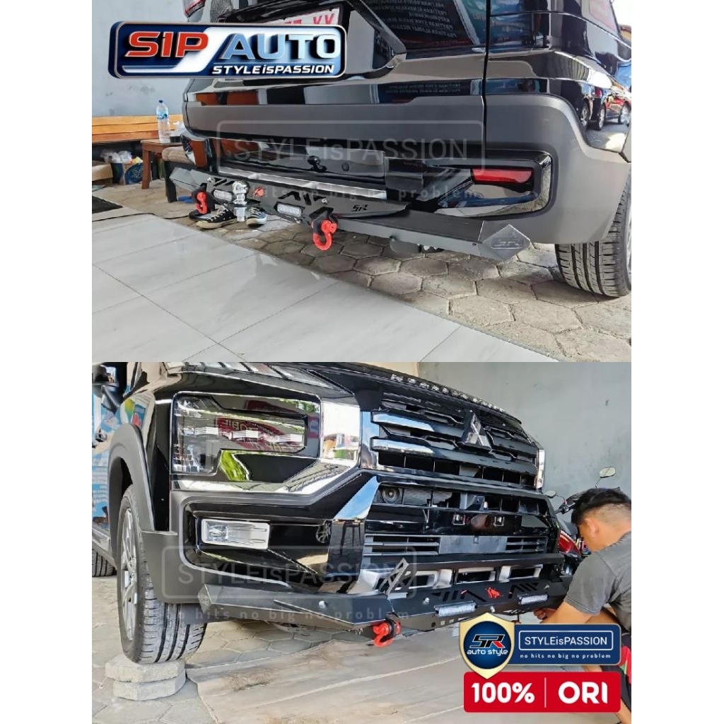 Jual Tanduk Rhiino by Sunrise Towing Bumper Belakang Mitsubishi Xpander ...