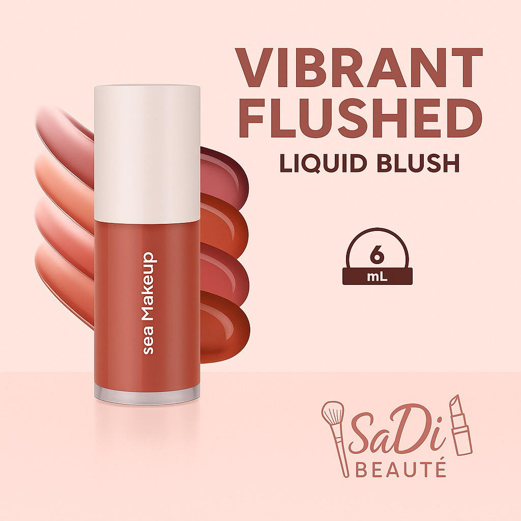 Jual Sea Makeup Vibrant Flushed Liquid Blush On Cair | Shopee Indonesia