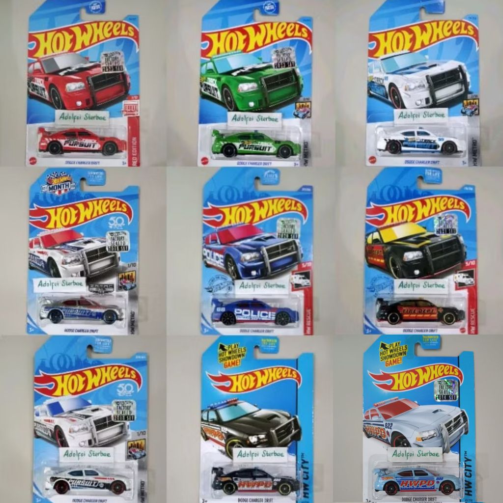 Jual hotwheels hot wheels dodge charger drift zamac Factory sealed ...