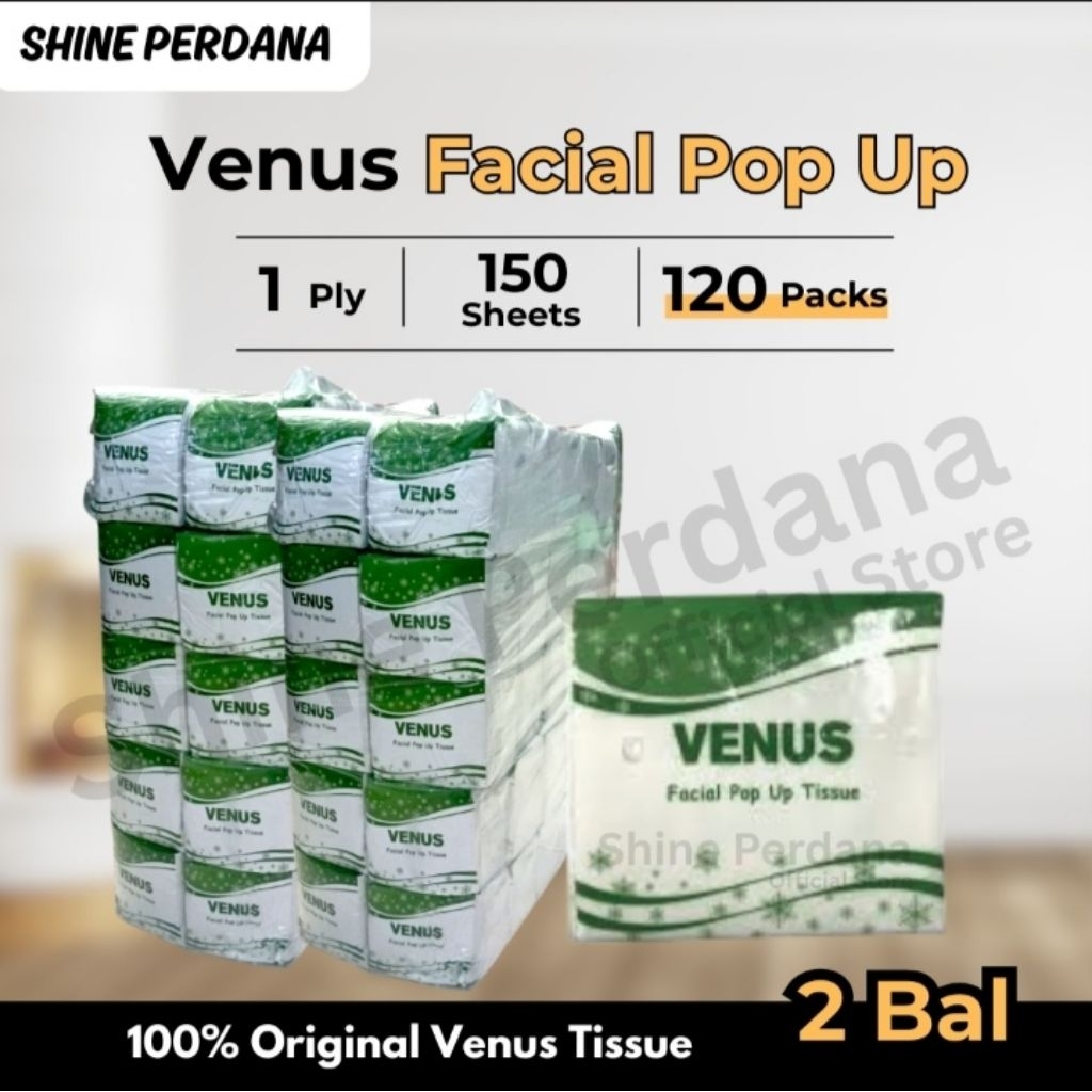 Jual TERMURAH DI SHOPEE - 120 Pack Tisu Tissue VENUS Pop Up ...