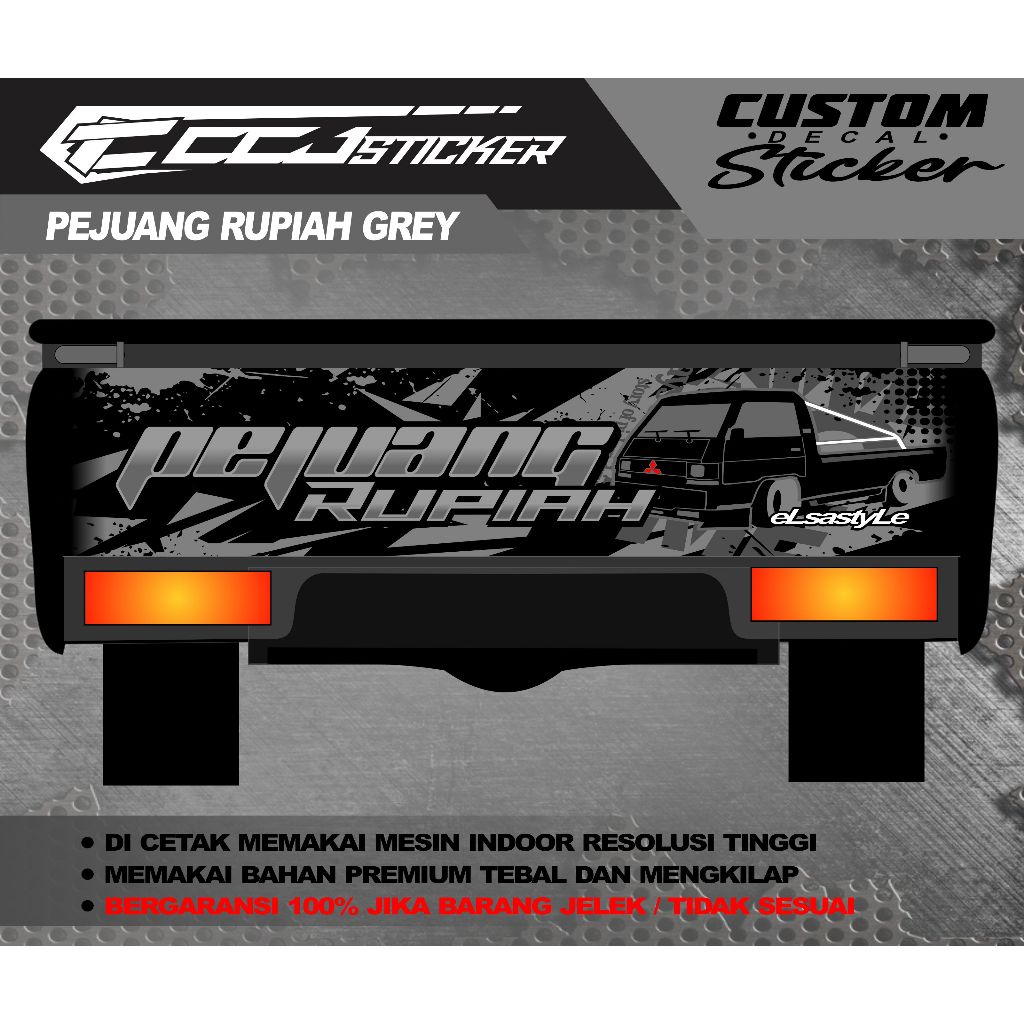 Jual Stiker Pintu Belakang Pick Up L300 / Sticker Pintu Belakang All ...