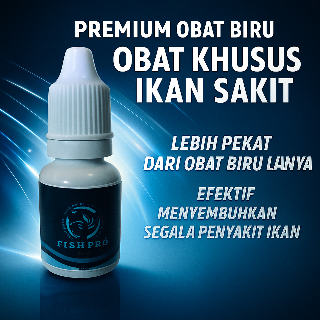 Jual Obat Jamur Ikan Cupang & Guppy | Obat Biru Anti White Spot, Fin ...