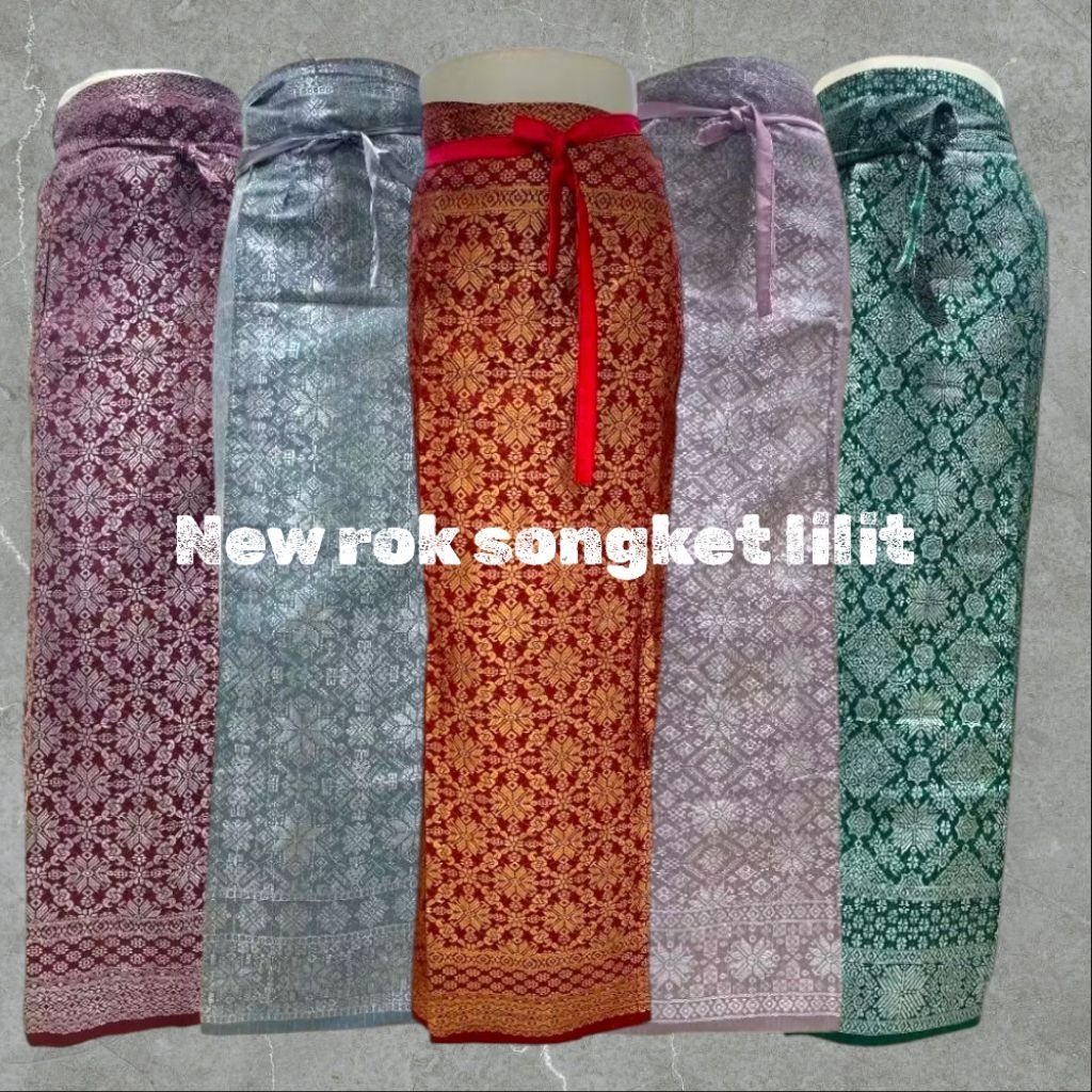 Jual ROK SONGKET LILIT PALEMBANG // ROK LILIT SONGKET PREMIUM // ROK ...