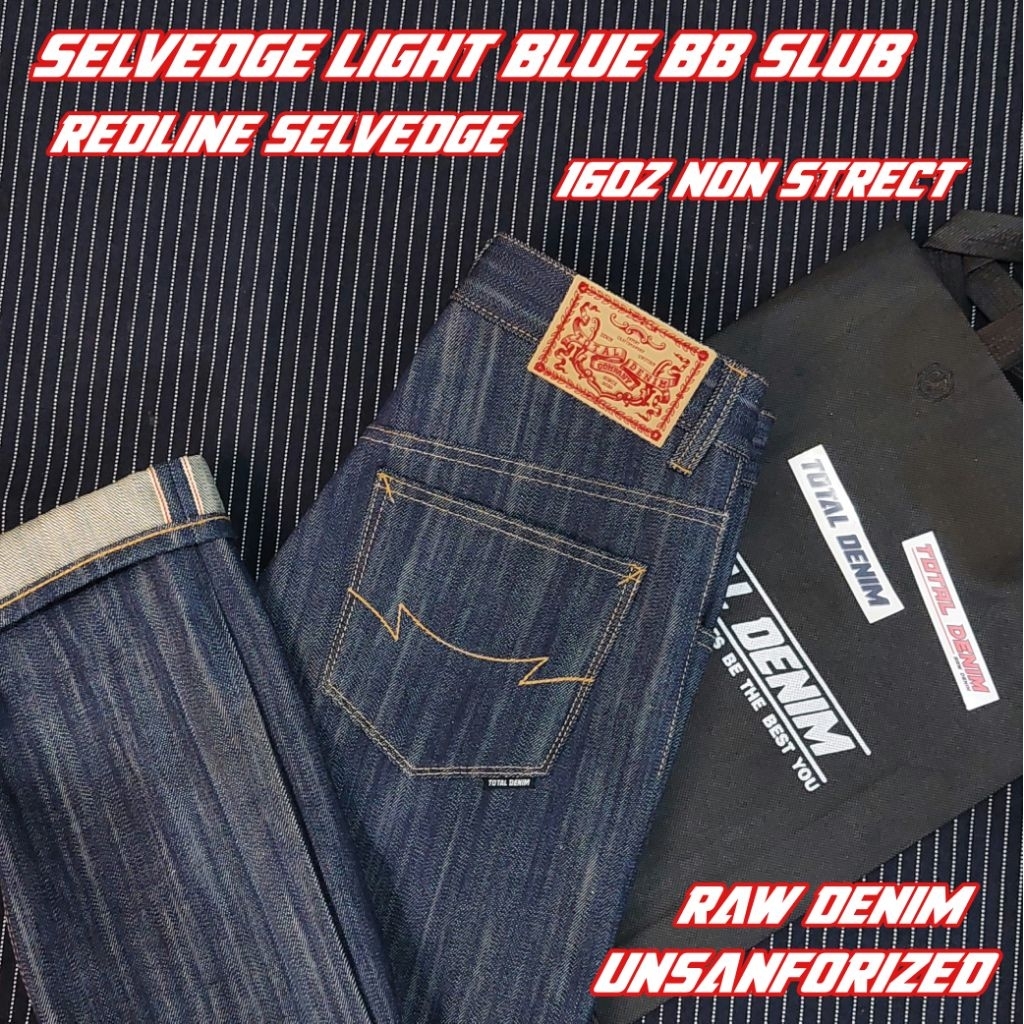 Jual TOTAL DENIM selvedge original redline BB ( free refresher ...