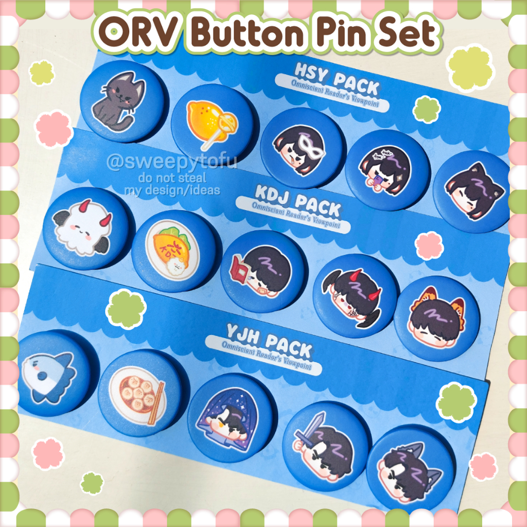 Jual Button pin pack ORV Omniscient readers viewpoint 32mm isi 5 pcs ...
