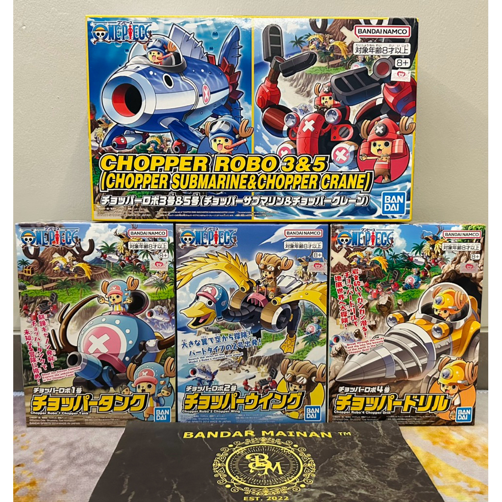Jual One Piece Chopper Robo 1 Tank # Chopper Robo 2 Wing # Chopper Robo ...