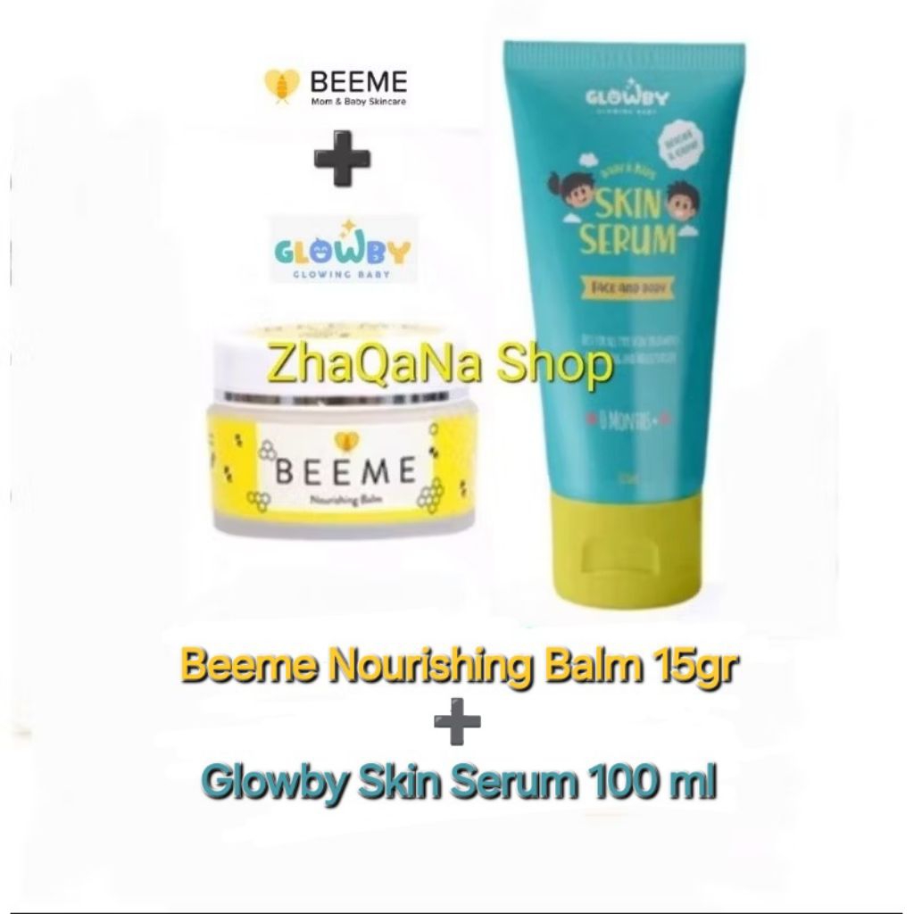 Jual Bundling Beeme Nourishing Balm 15gr dan Glowby Skin Serum 100ml ...