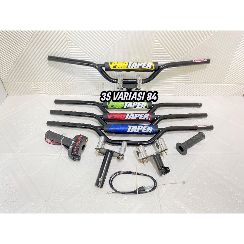 Jual PAKET STANG CRF DTRAKER+DUDUKAN STANG+GAS SPONTAN 3TOMBOL | Shopee ...