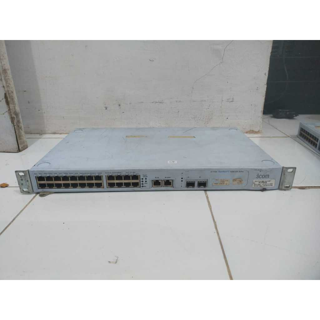 Jual Switch Hub 3COM SuperStack 3 3C17304A 4200 28Port Normal | Shopee ...