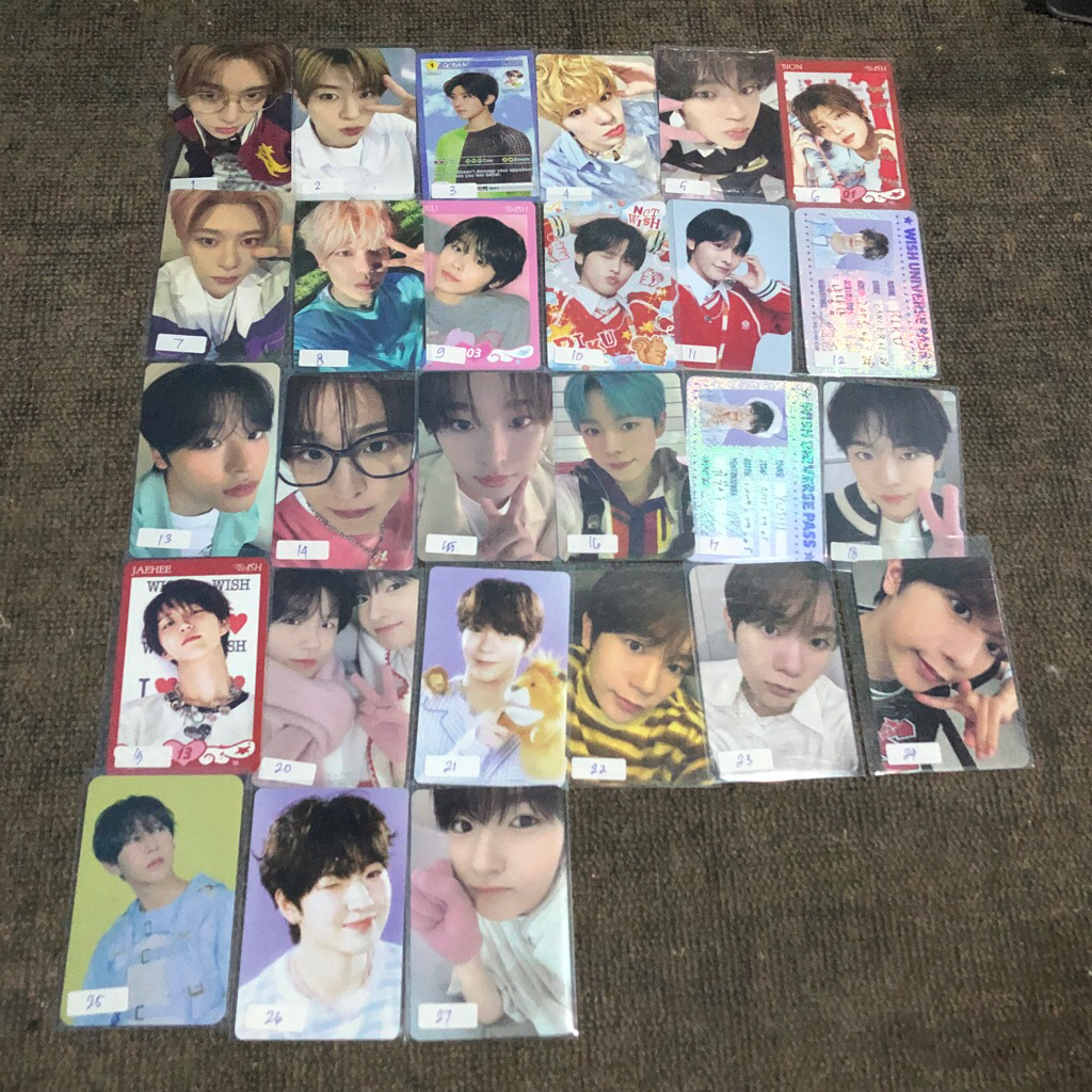 Jual NCT WISH OFFICIAL PHOTOCARD MURAH SION RIKU YUSHI JAEHEE RYO SAKUYA [DILARANG TOLAK COD ...