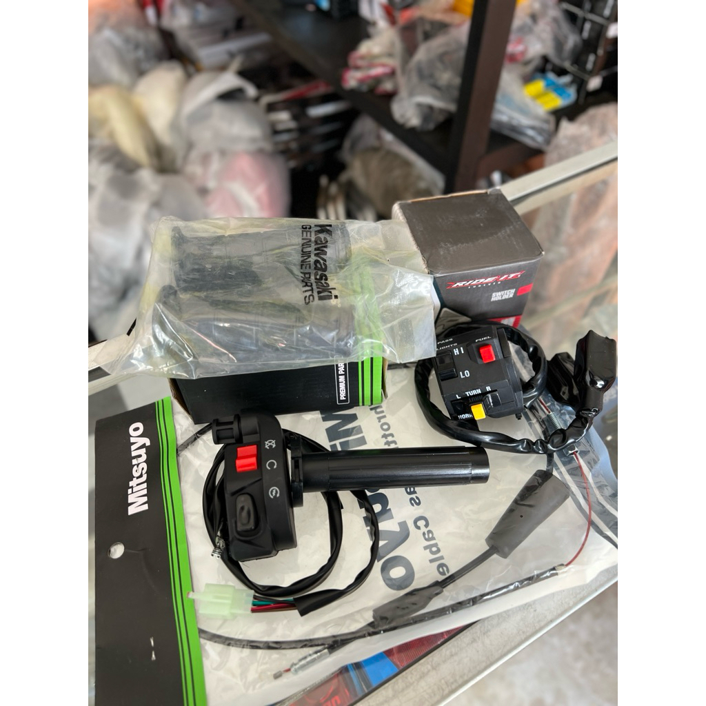 Jual holder kanan ksr ninja set holder kiri handgrip gas spontan ksr ...