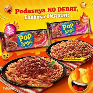 Jual Pop Spageti indomie 1 dus isi 40 pcs ada 2 varian rasa spicy ...