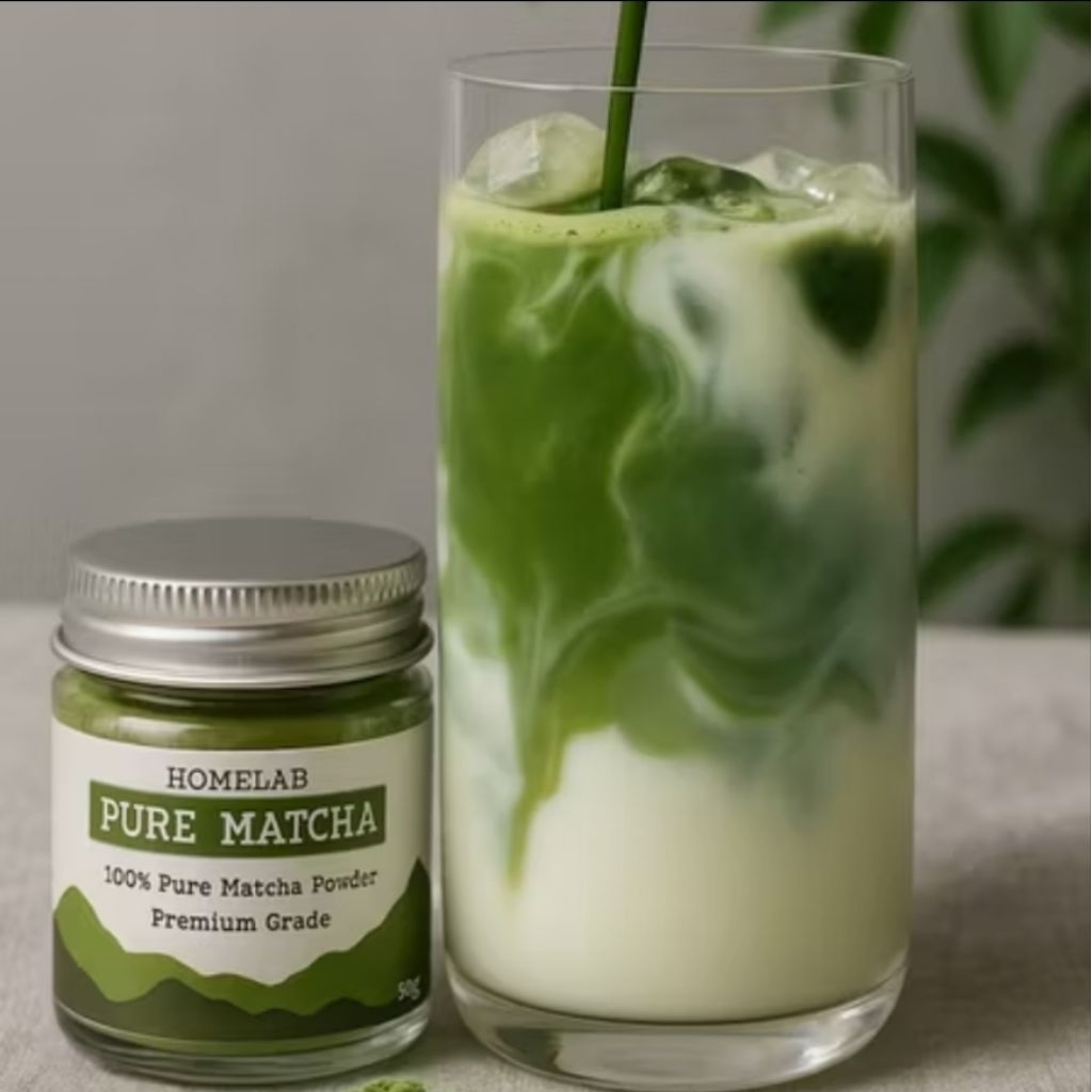 Jual HOMELAB | PURE MATCHA | Jar - 50gr | Shopee Indonesia
