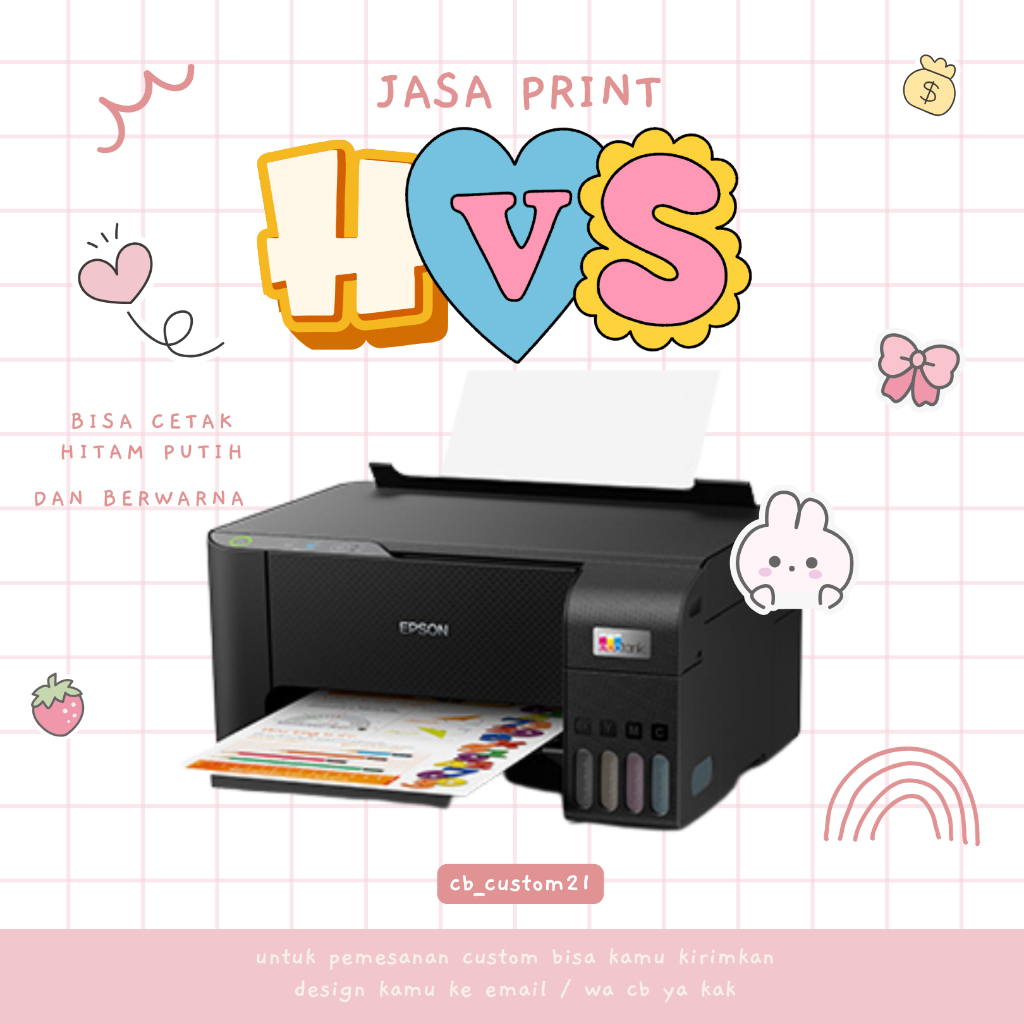 Jual Jasa Print dokumen HVS / Jasa Cetak Print Tugas / Print Makalah ...