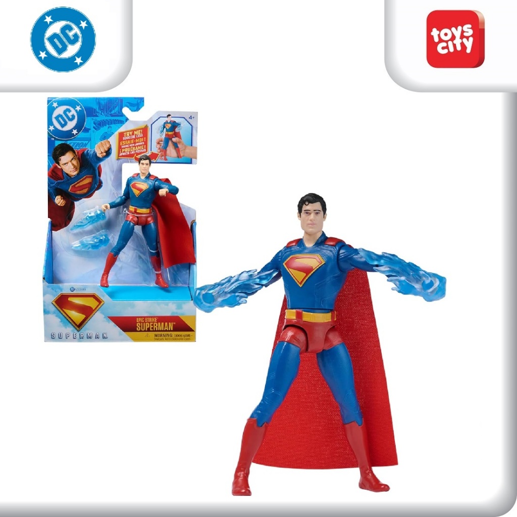 Jual DC Comics, Superman Epic Strike Action Figure, 6-Inch Tall ...