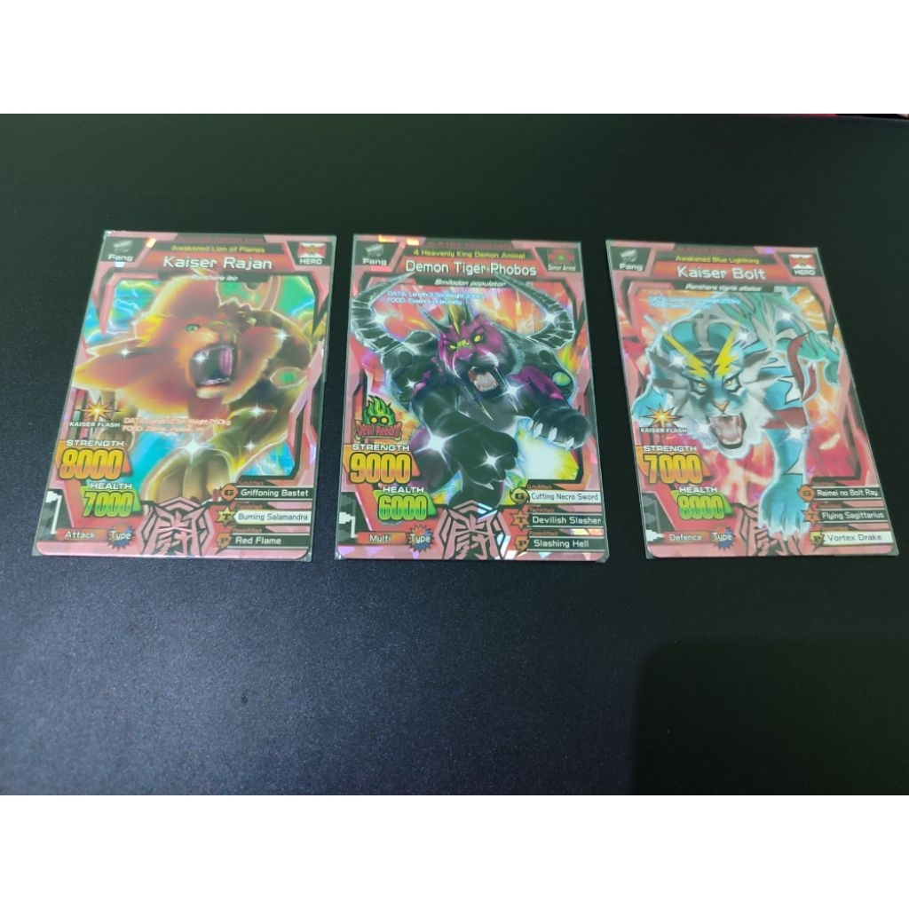 Jual Animal Kaiser Set Gak/Sak Kaiser Rajan, Kaiser Bolt, Demon Tiger ...