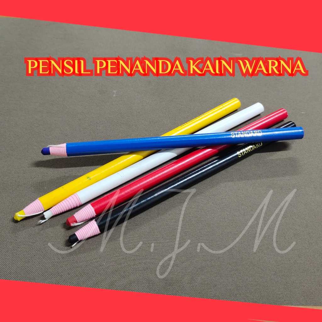 Jual Pensil Penanda Kain/Pensil Kain/Water Erasable Pencil/Fabric ...