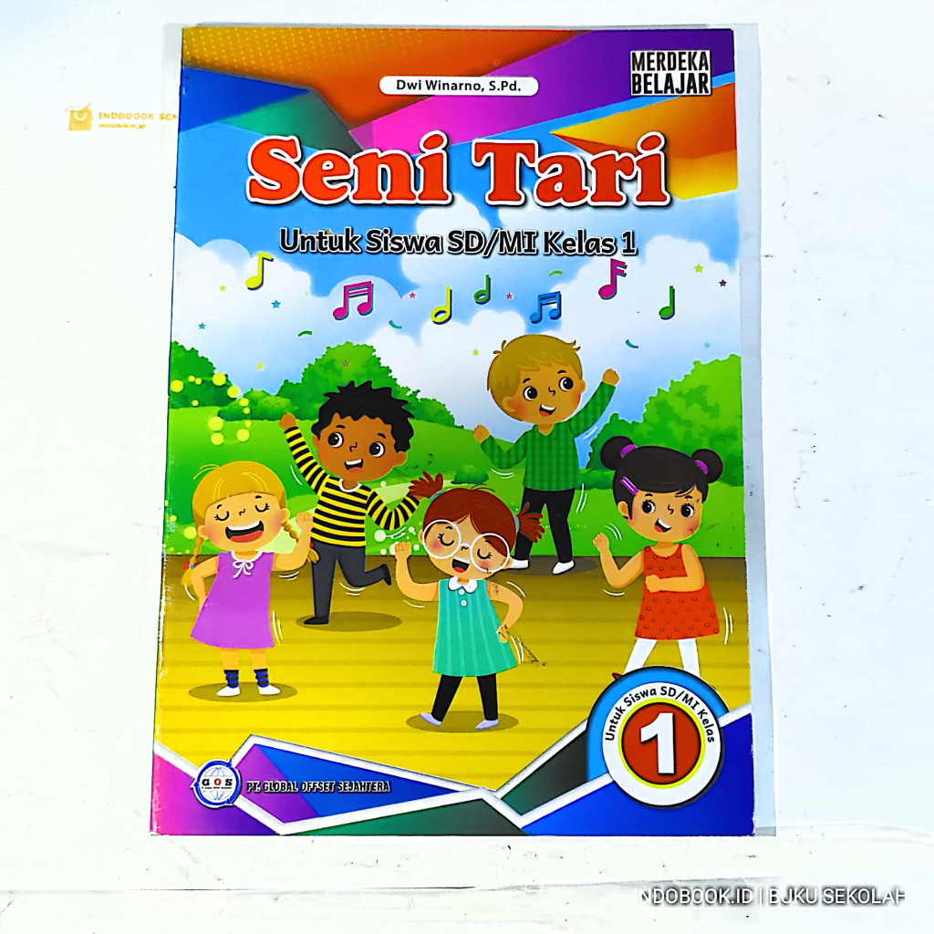 Jual Buku Siswa Pelajaran TARI Kelas 1 SD/MI Penerbit Terbitan Global Offset Sejahtera GOS ...