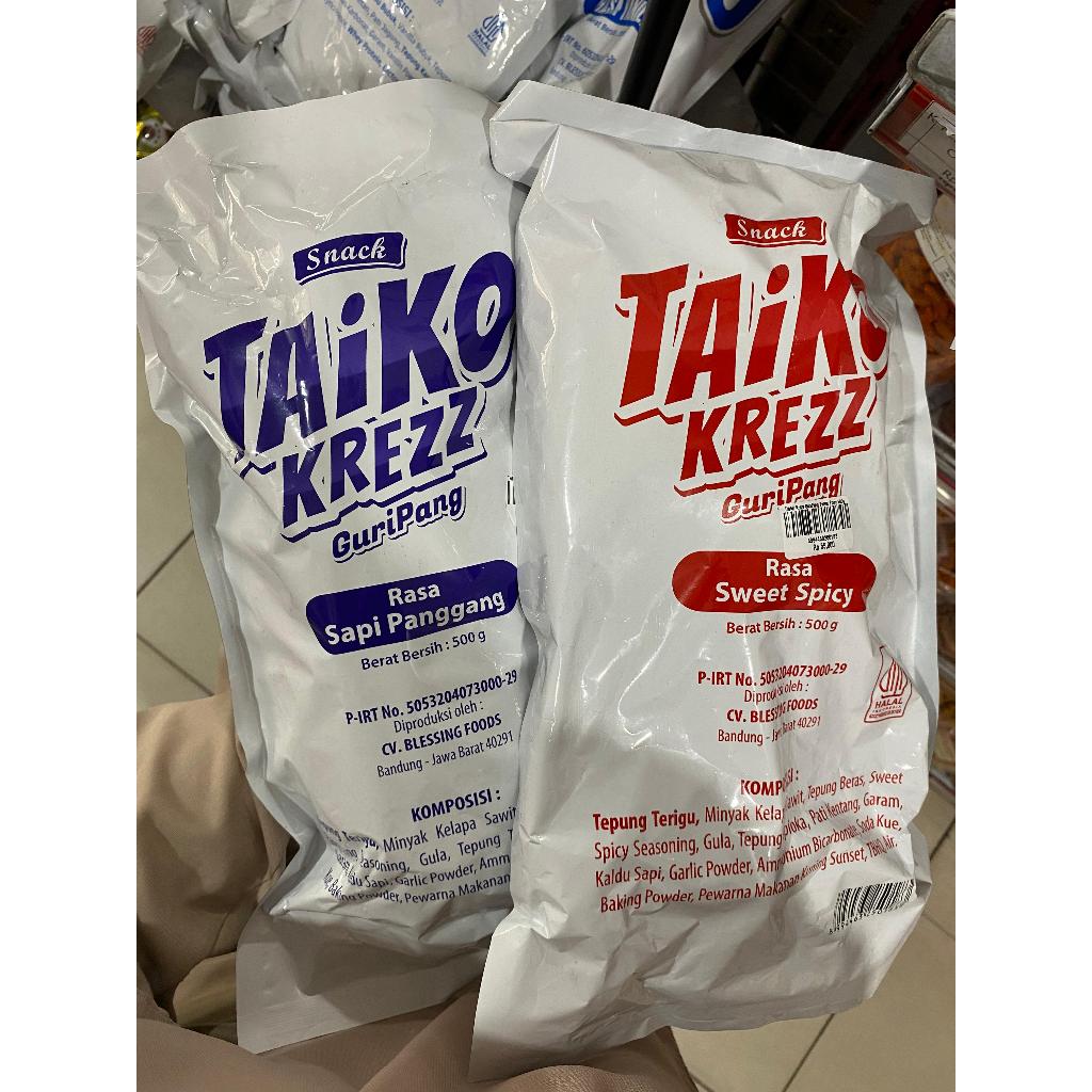 Jual Snack Taiko krezz| Guripang 500gr| Snack viral gurita | Shopee ...