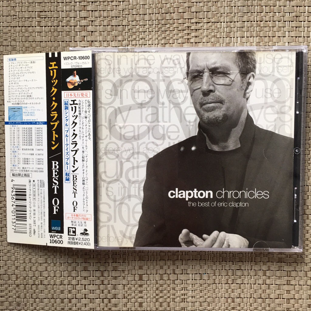 Jual CD Eric Clapton - Chronicles | The Best Of Eric Clapton | Japan ...