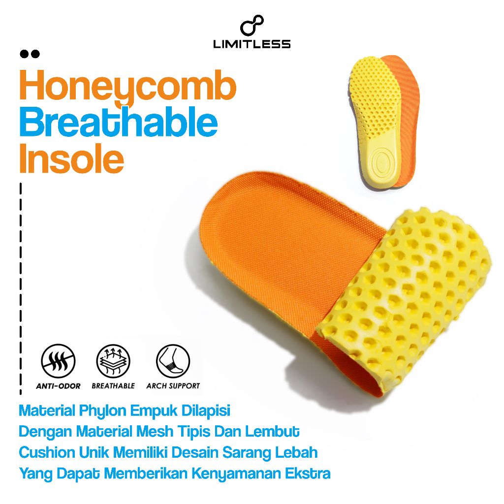 Jual Insole Sepatu EVA Sepatu Insol Alas Kaki Sepatu Empuk Murah Phylon ...