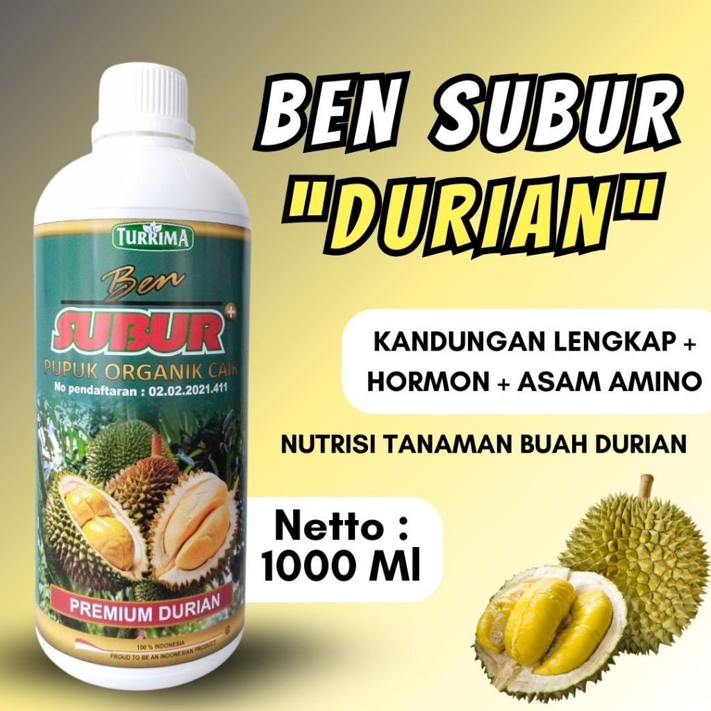 Jual Pupuk Buah Durian Agar Berbuah Lebat, BOOSTER DURIAN CAIR MONTONG | Shopee Indonesia