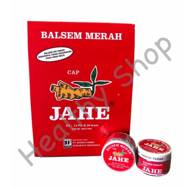 Jual Balsem Merah Cap JAHE 20g | Shopee Indonesia