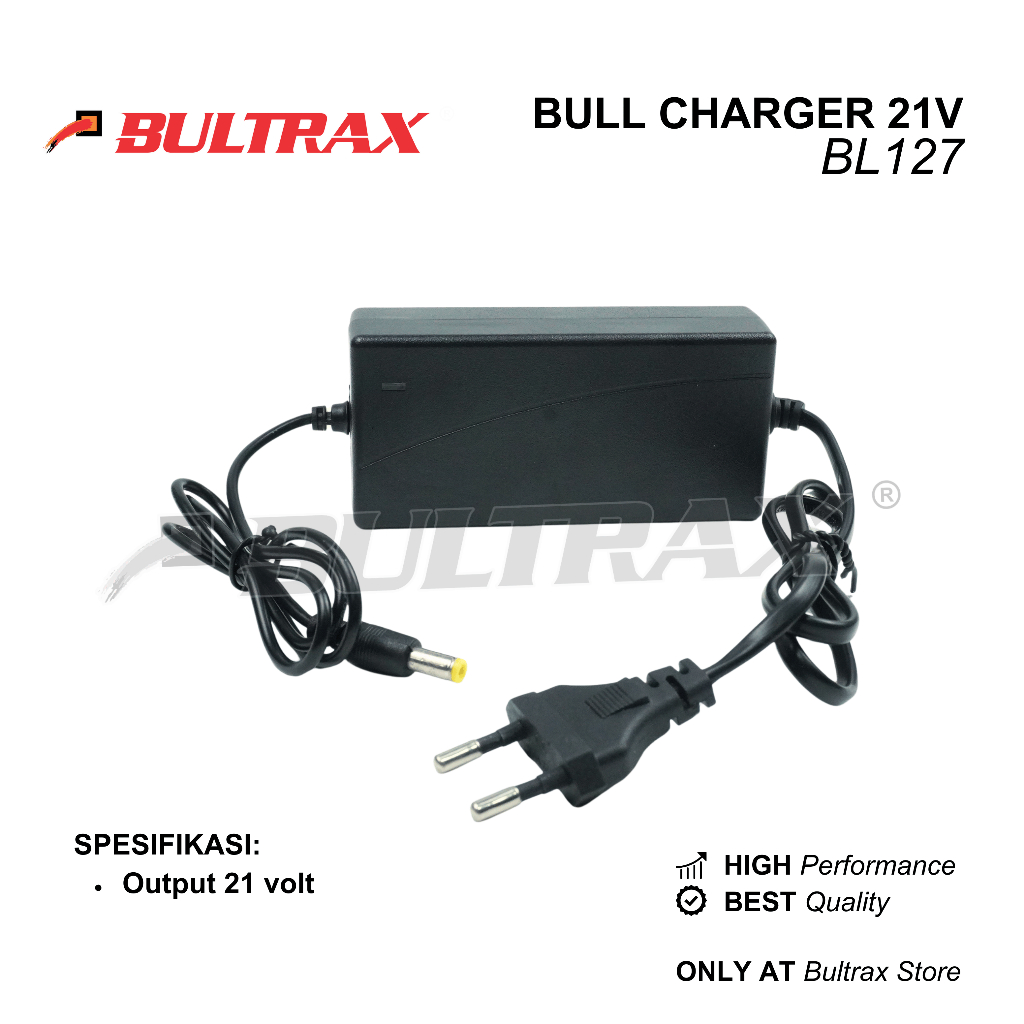 Jual BULL Charger 21V BESAR untuk Impact Wrench / Adaptor Charger Bor ...